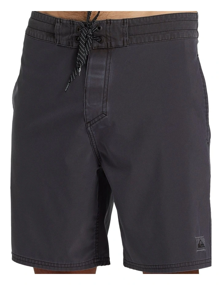 Quiksilver Surf Silk Street Trunk 18" Boardshorts in Black | MYER