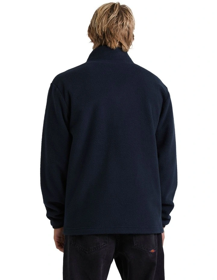 Quiksilver Clean Coast Full Zip Fleece Jacket In Black | MYER