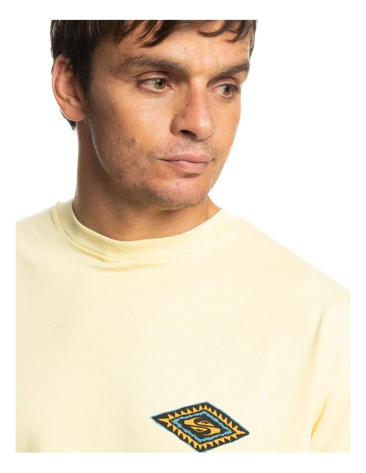 Quiksilver Spiky Twist Short Sleeve T-Shirt in Pale Banana | MYER