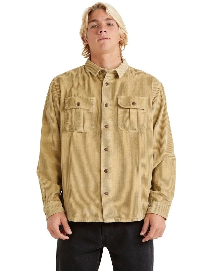 Quiksilver Ancestral Generation Shirt in Olive Gray | MYER