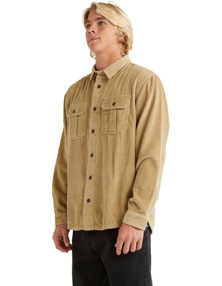 Quiksilver Ancestral Generation Shirt in Olive Gray | MYER