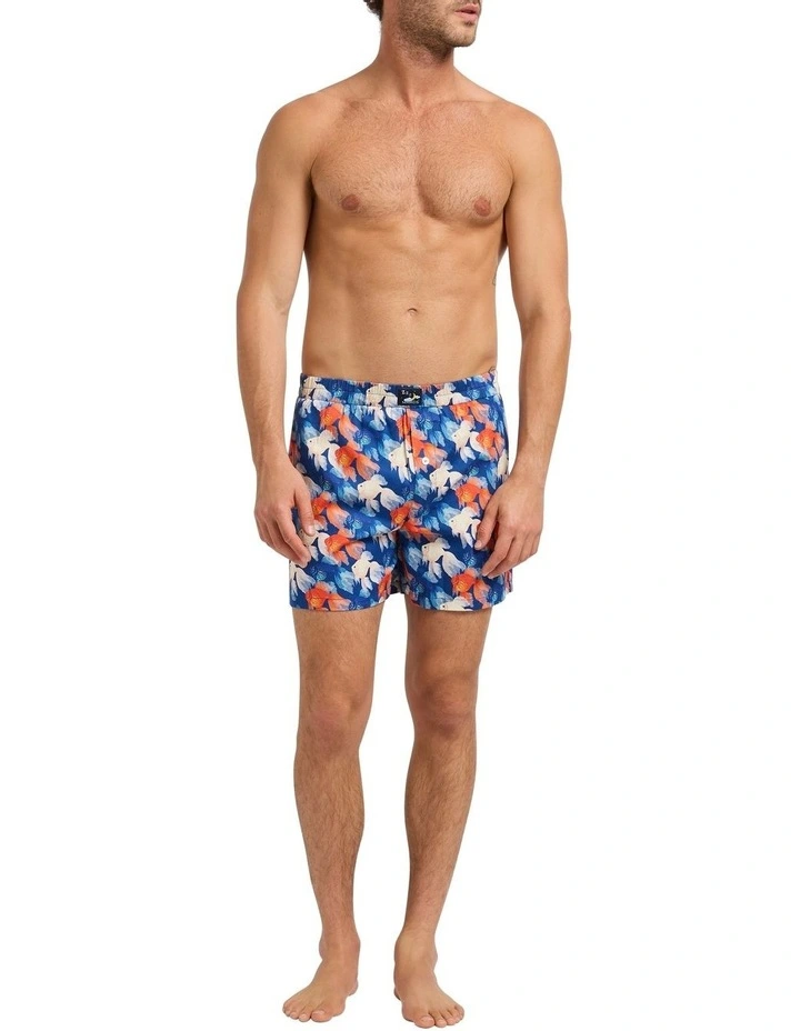 Marcs Be Ef-fish-ient Boxer Short in Blue Multi | MYER