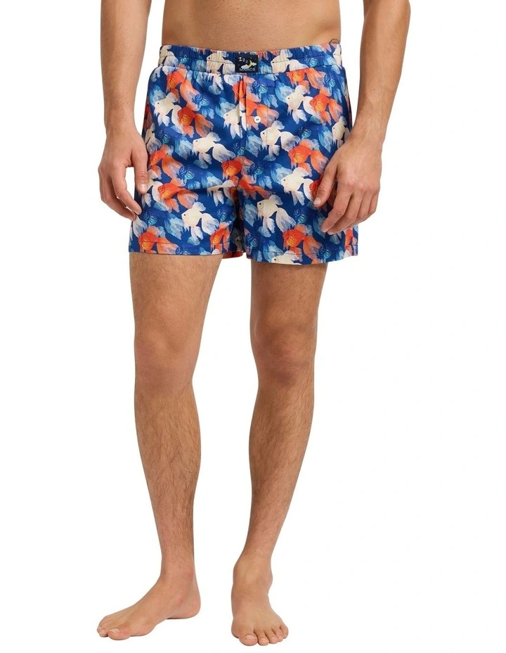 Marcs Be Ef-fish-ient Boxer Short in Blue Multi | MYER