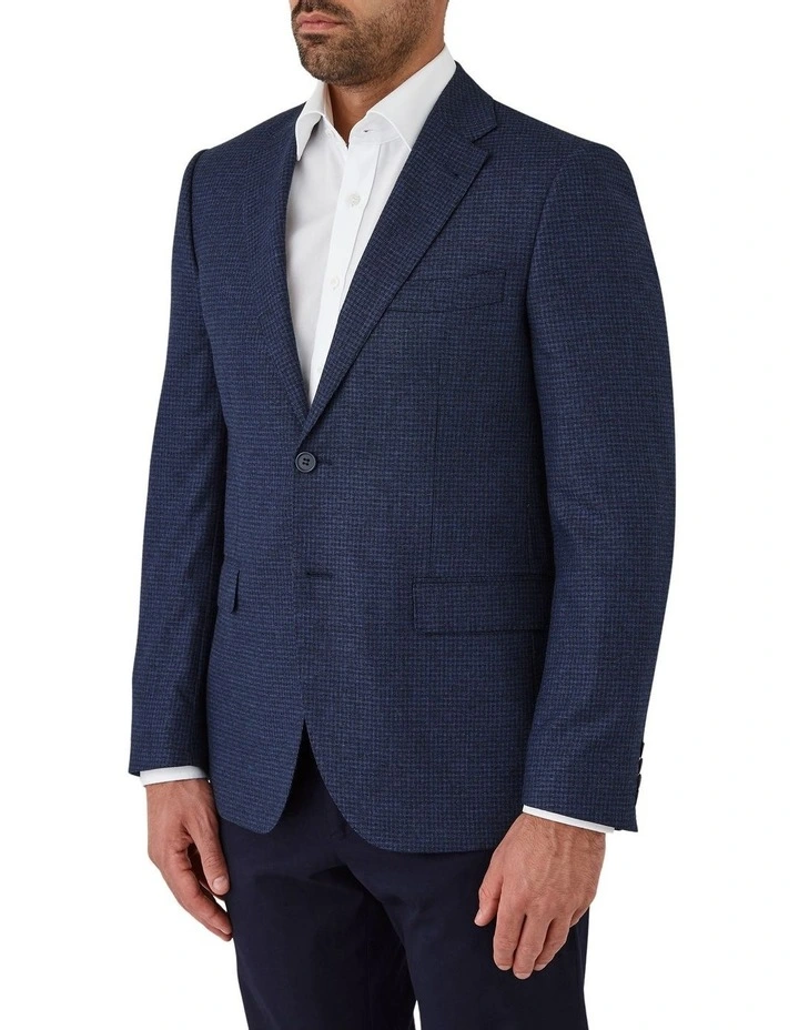 Dom Bagnato Angelo Tailored Fit Sports Jacket in Blue | MYER