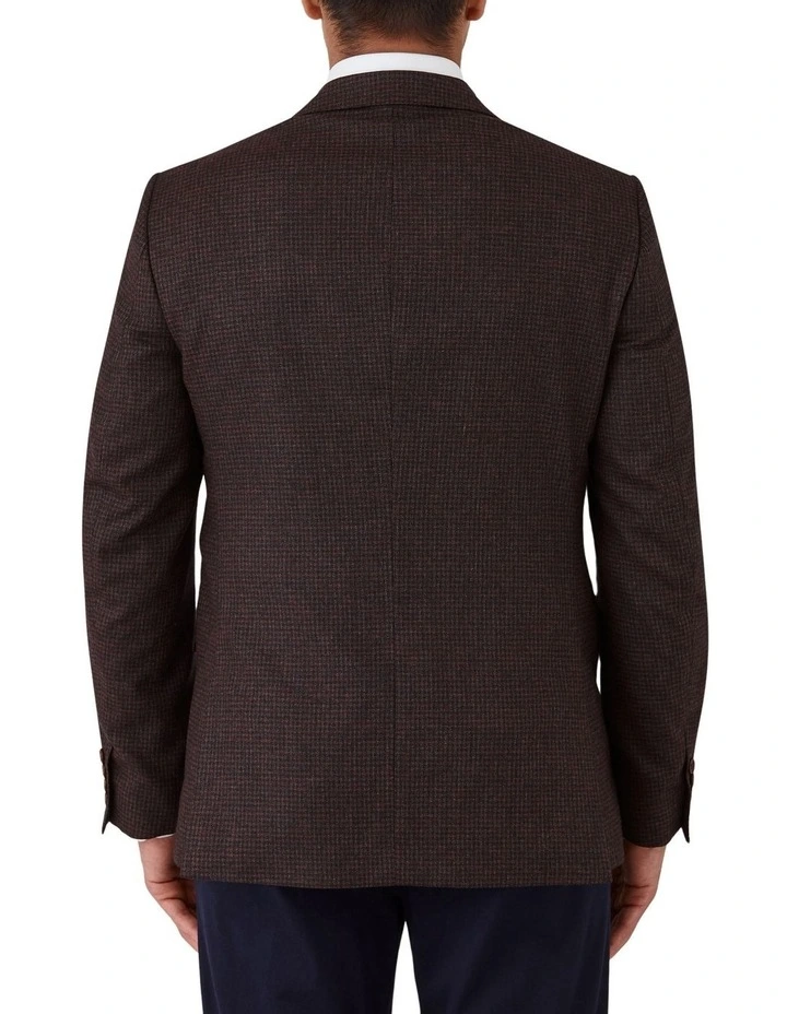 Dom Bagnato Angelo Tailored Fit Sports Jacket in Bordeaux | MYER