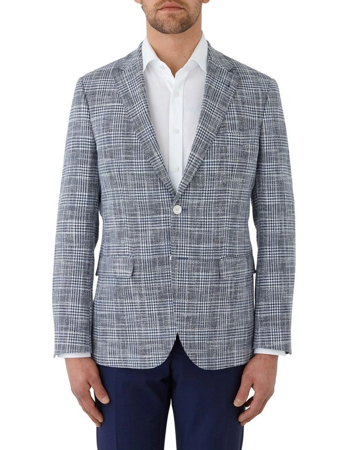 Dom Bagnato Angelo Tailored Fit Sports Jacket in Blue | MYER