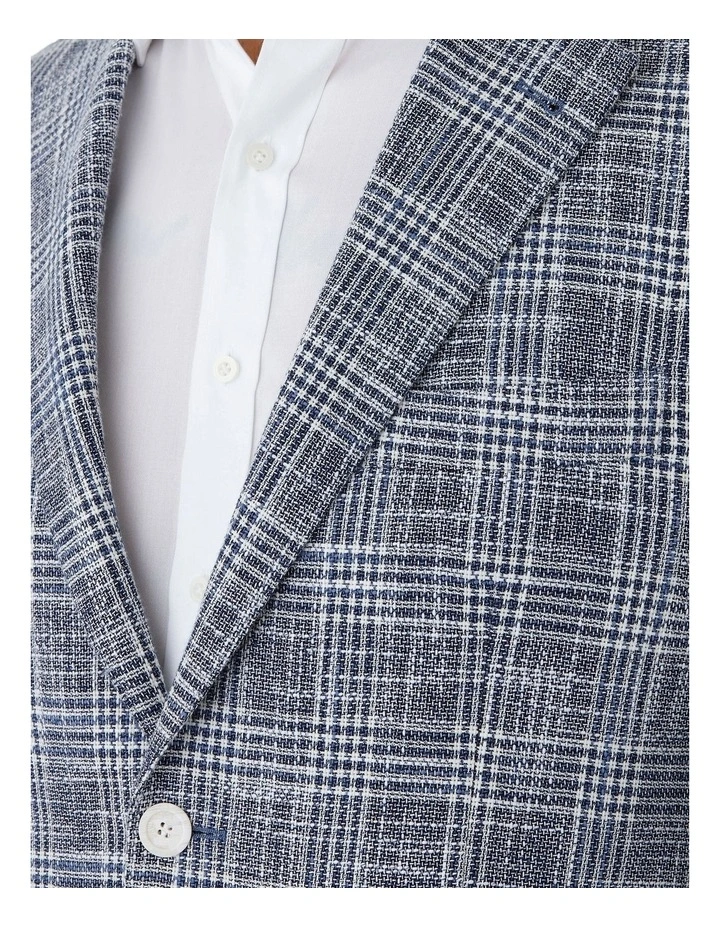 Dom Bagnato Angelo Tailored Fit Sports Jacket in Blue | MYER