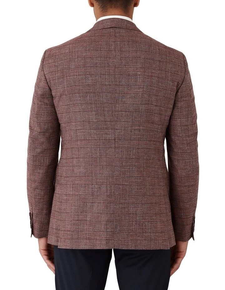 Dom Bagnato Angelo Tailored Fit Sports Jacket in Red | MYER