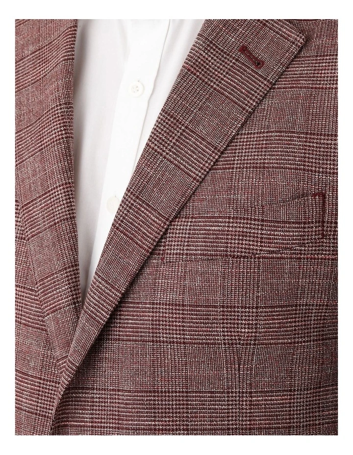Dom Bagnato Angelo Tailored Fit Sports Jacket in Red | MYER