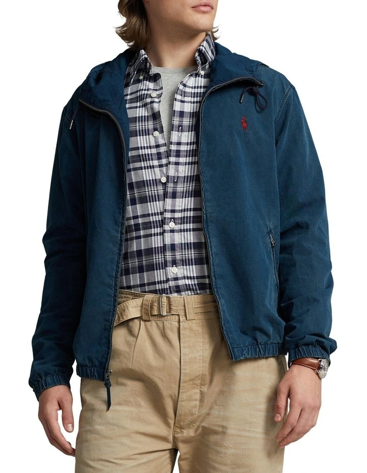 Polo Ralph Lauren Denim Hooded Jacket in Blue | MYER