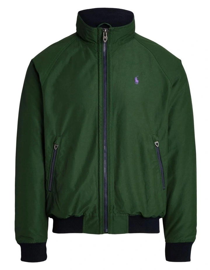 Polo Ralph Lauren Raglan-Sleeve Jacket in Green | MYER
