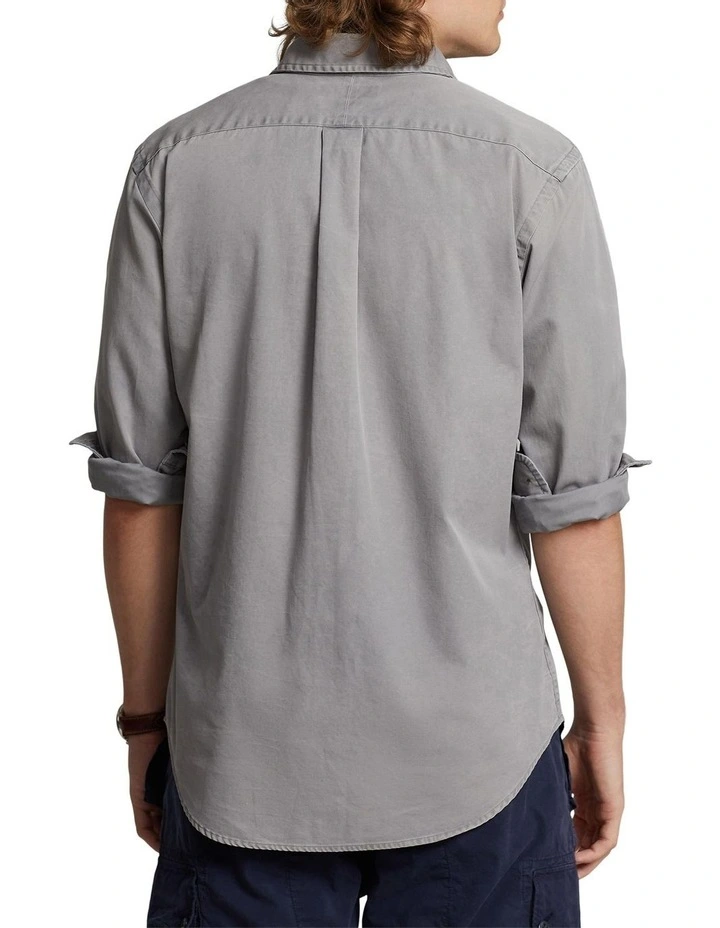 Polo Ralph Lauren Classic Fit Chino Workshirt in Grey | MYER