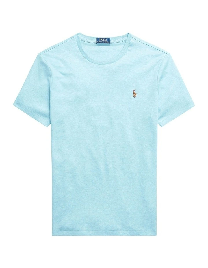 Polo Ralph Lauren Custom Slim Fit Soft Cotton T-shirt in Blue | MYER