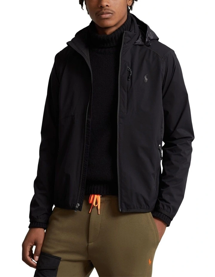 Polo Ralph Lauren Packable Hooded Jacket in Black | MYER
