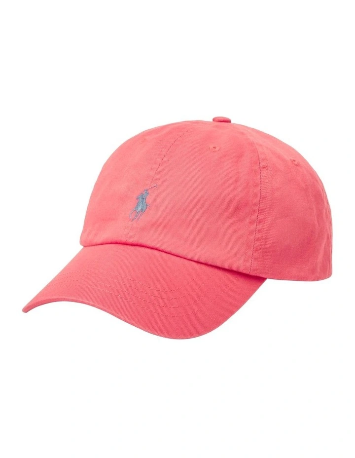 Polo Ralph Lauren Cotton Chino Ball Cap in Red | MYER