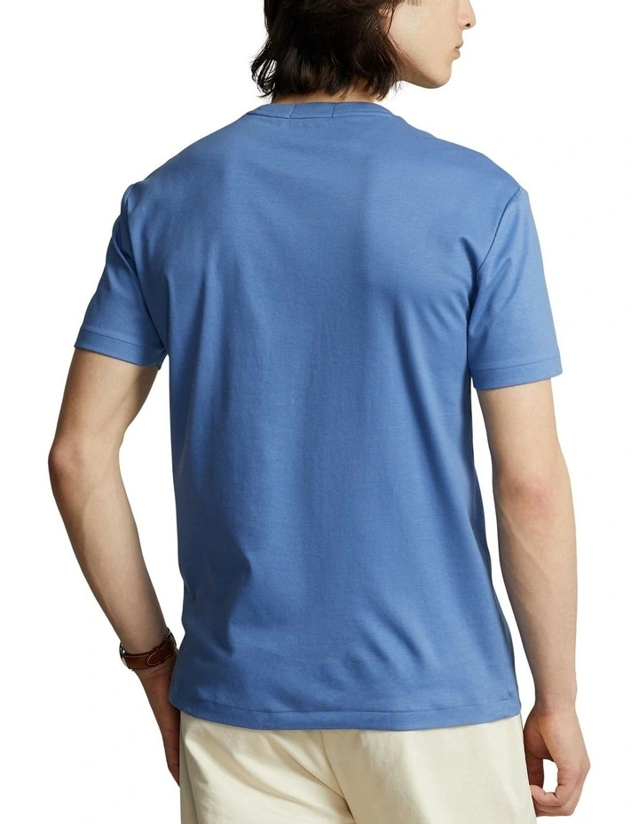 Polo Ralph Lauren Custom Slim Fit Soft Cotton T-Shirt in Blue | MYER
