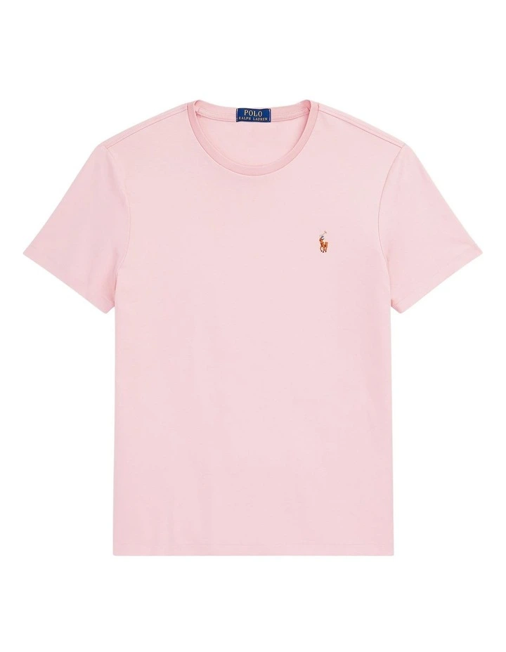 Polo Ralph Lauren Custom Slim Fit Soft Cotton T-Shirt in Pink | MYER