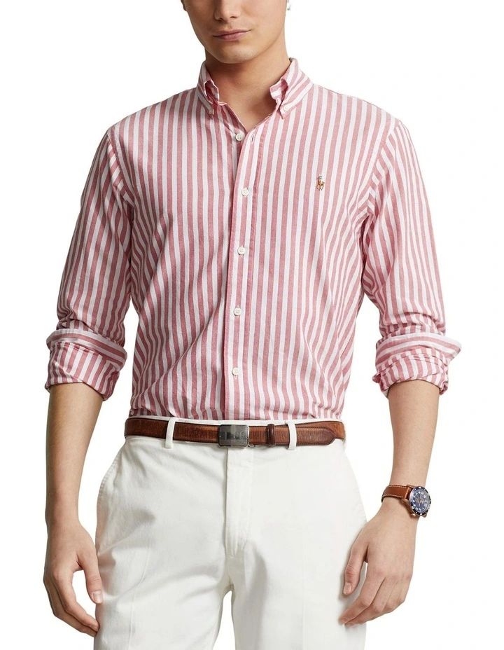 Polo Ralph Lauren Classic Fit Striped Oxford Shirt in Multi | MYER