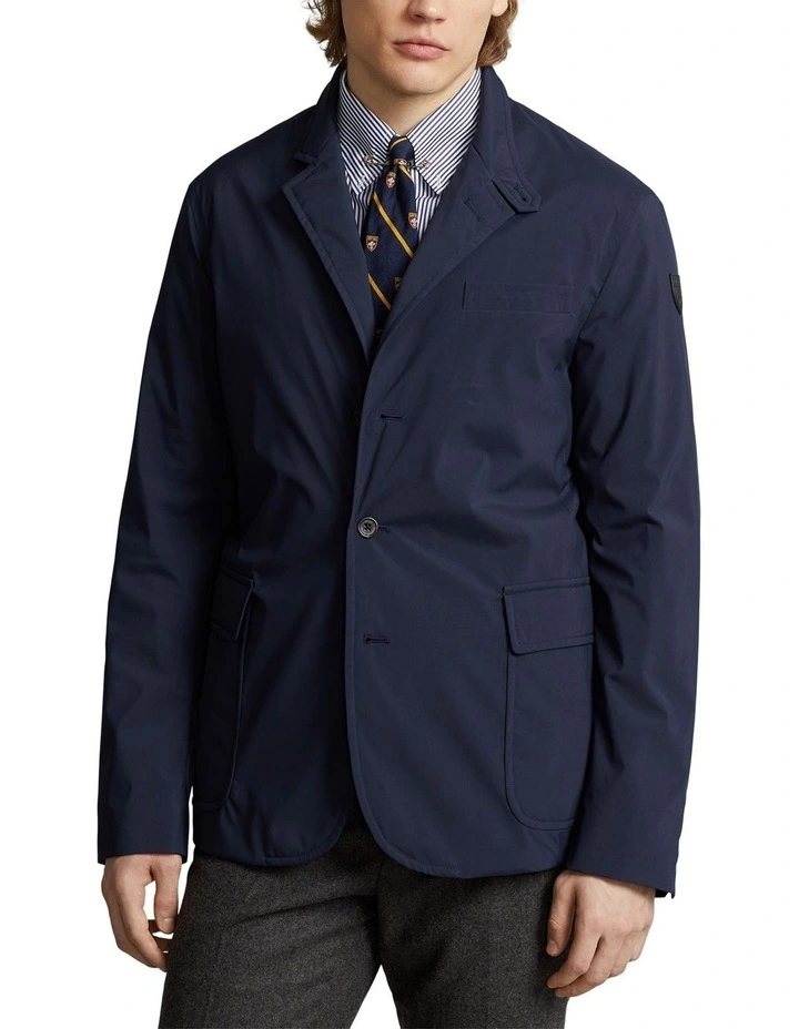 Polo Ralph Lauren Randolph Taffeta Jacket in Navy | MYER