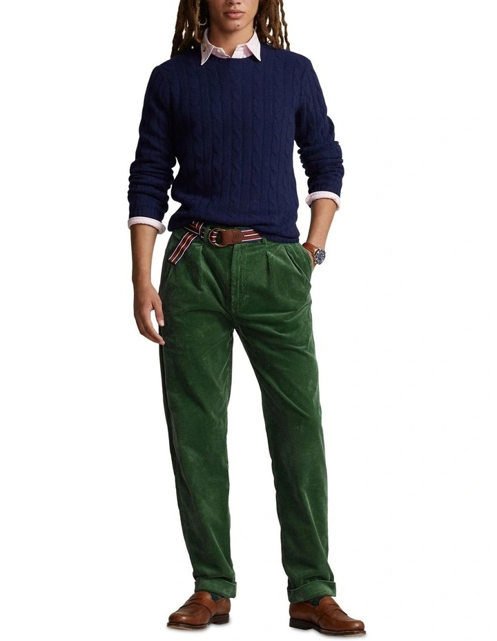 Polo Ralph Lauren Whitman Relaxed Fit Corduroy Pant in Green | MYER