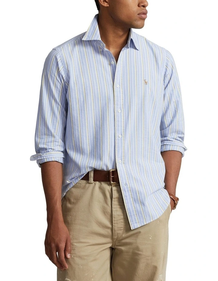Polo Ralph Lauren Classic Fit Striped Oxford Shirt In Multi | MYER