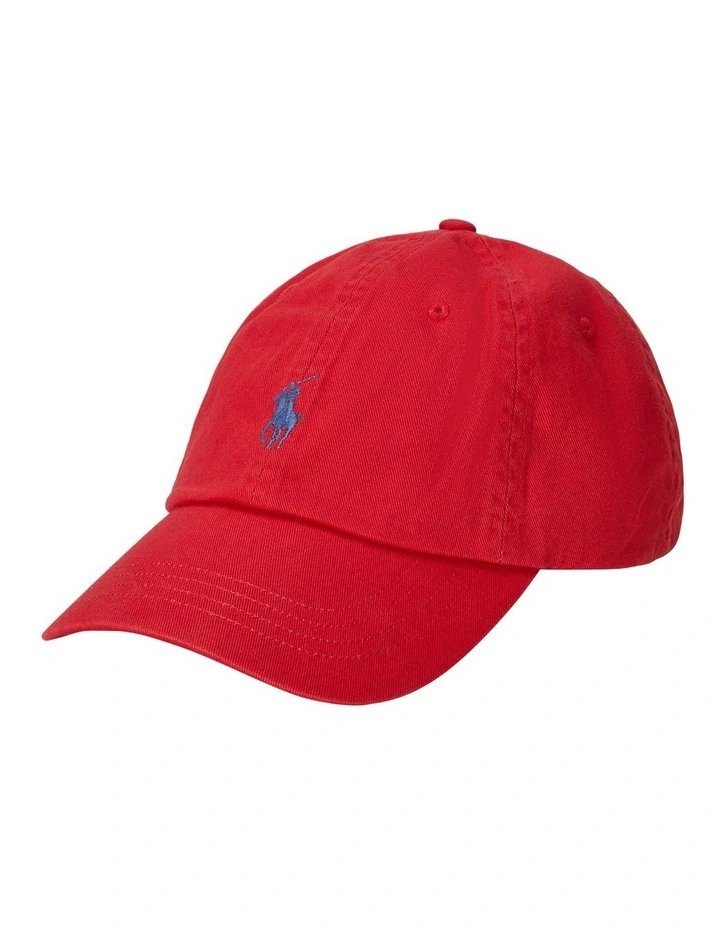 Polo Ralph Lauren Cotton Chino Ball Cap In Red | MYER