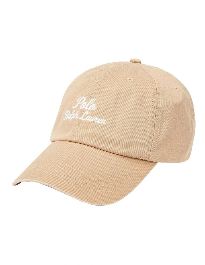 Polo Ralph Lauren Embroidered Twill Ball Cap in Beige | MYER