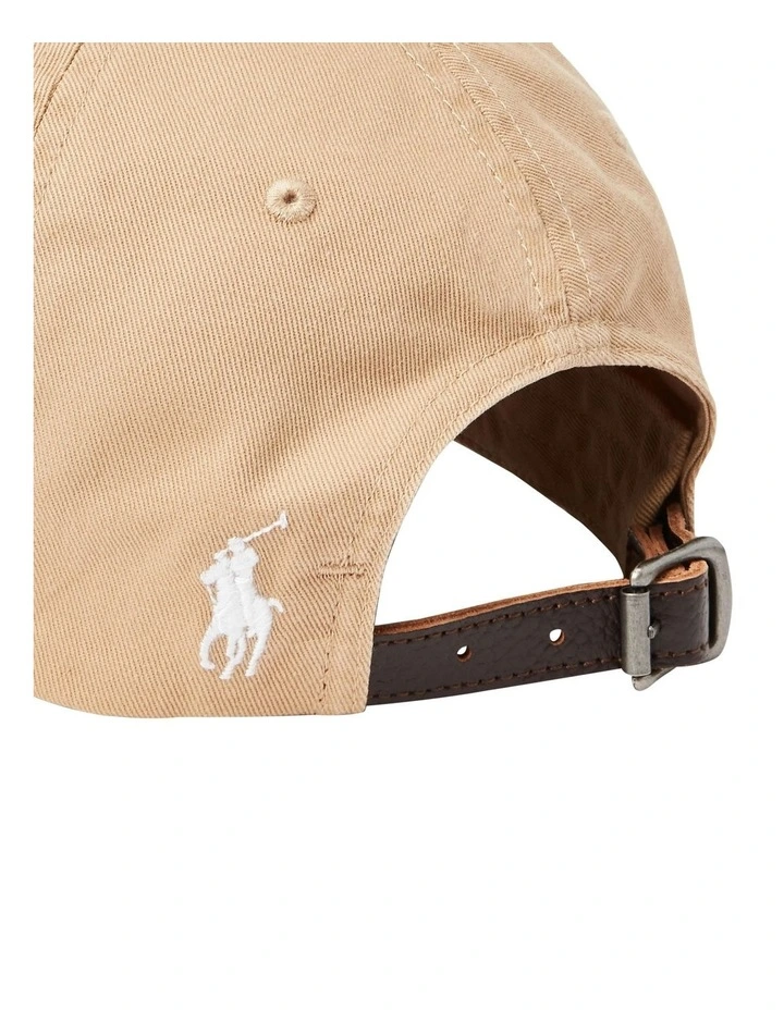 Polo Ralph Lauren Embroidered Twill Ball Cap in Beige | MYER