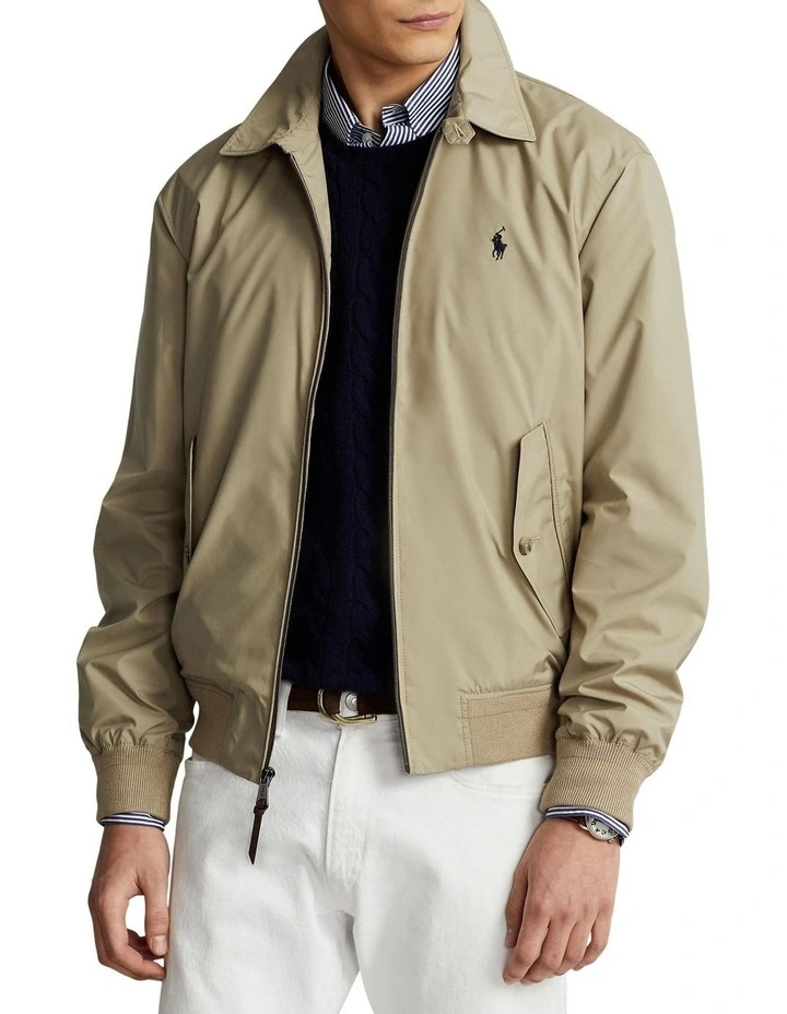 Polo Ralph Lauren Packable Water-Repellent Jacket in Beige | MYER