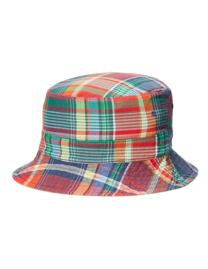 Polo Ralph Lauren Reversible Madras Bucket Hat in Multi | MYER