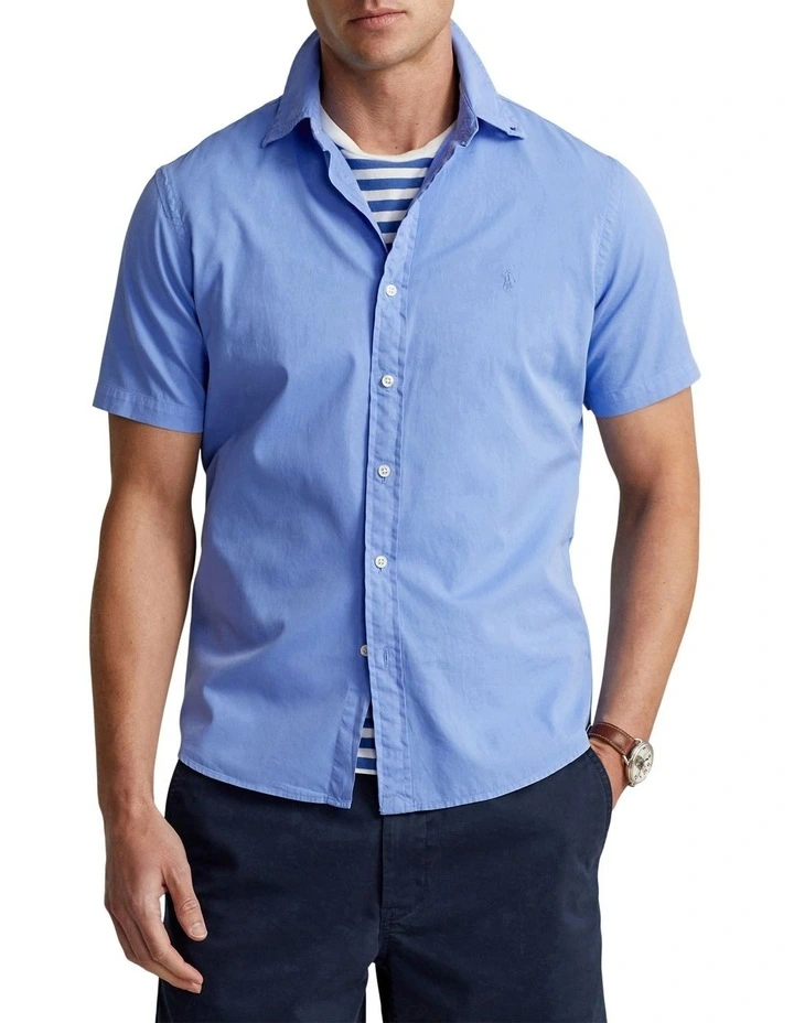 Polo Ralph Lauren RL Prepster Classic Fit Twill Shirt in Blue | MYER