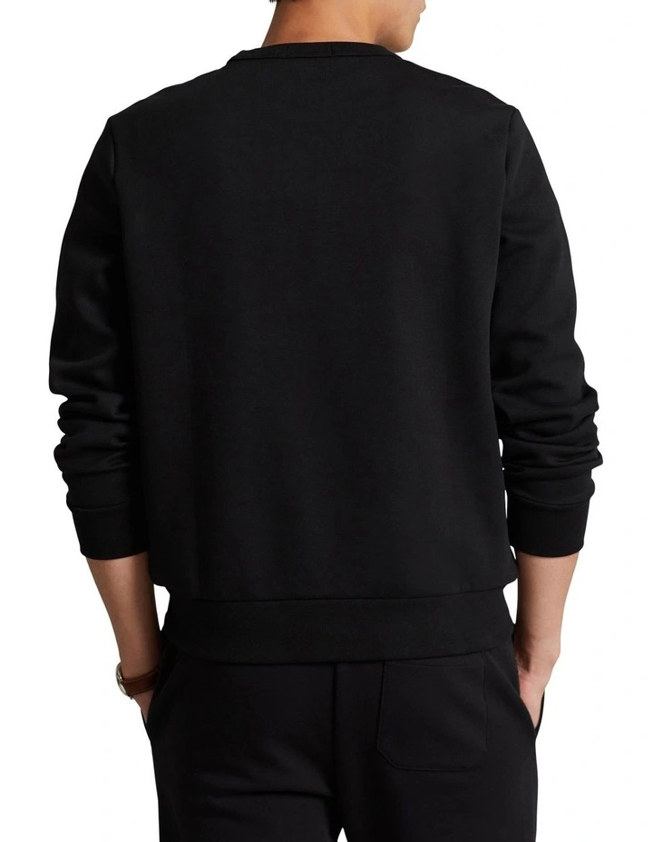 Polo Ralph Lauren Double Knit Sweatshirt in Black | MYER