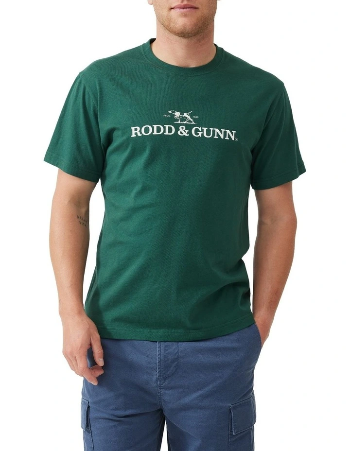 Rodd & Gunn Logo T-shirt in Jade | MYER