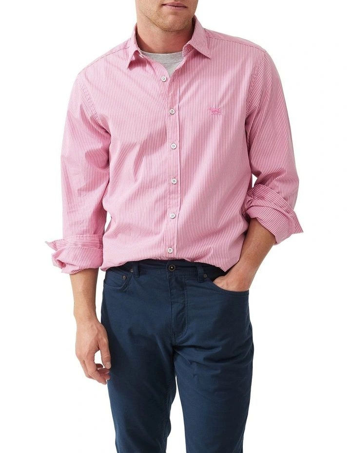 Rodd & Gunn Balmoral Hill Shirt in Fuchsia | MYER