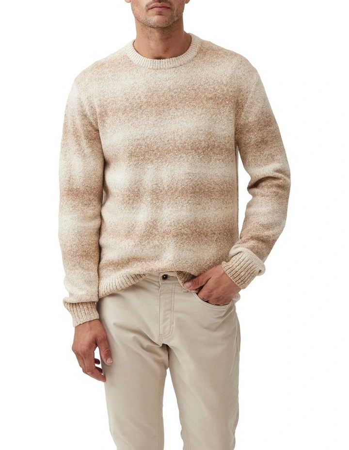 Rodd & Gunn Wave Break Knit in Camel | MYER
