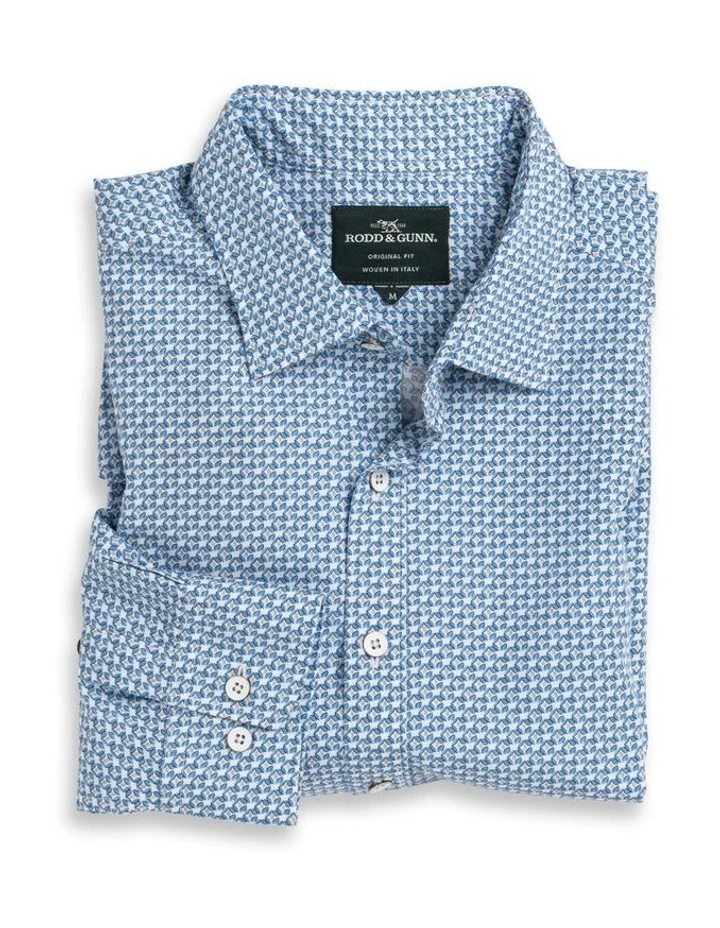 Rodd & Gunn Calliope Island Long Sleeve Shirt Sky | MYER