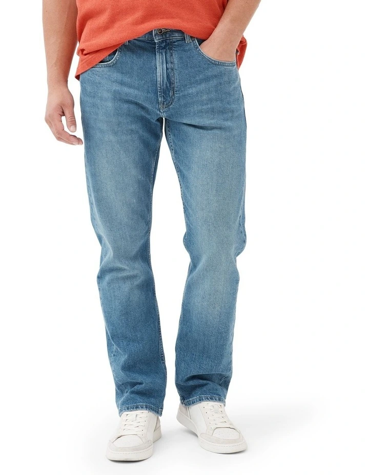 Rodd & Gunn Timaru Relaxed Fit Italian Denim Long Leg in Light Blue | MYER