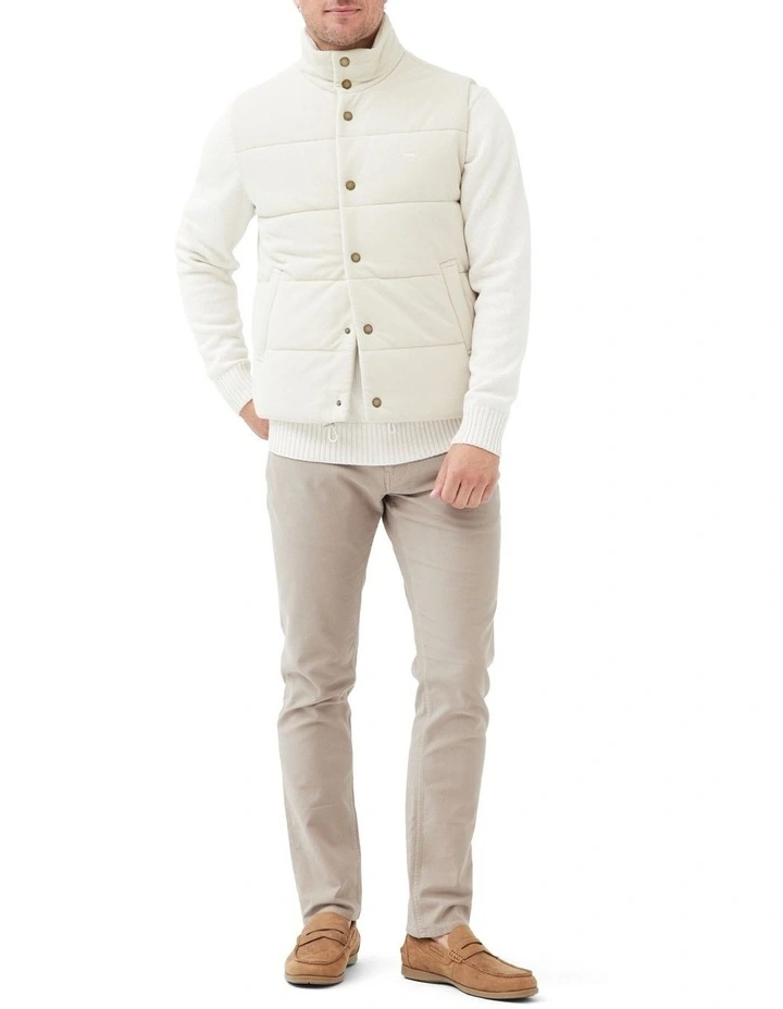 Rodd & Gunn Lake Ferry Vest in Beige | MYER