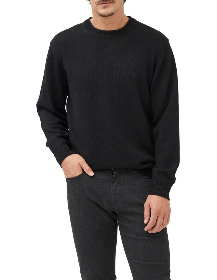 Rodd & Gunn Gibbston Bay Knit in Noir | MYER