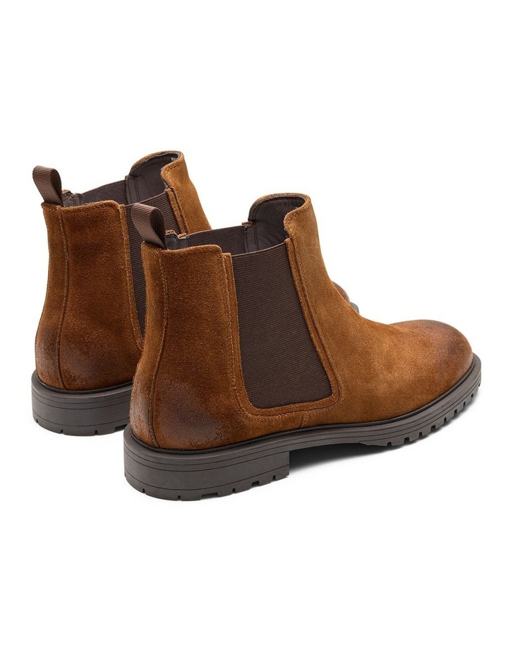 Aquila Riley Suede Chelsea Boots in Tobacco | MYER