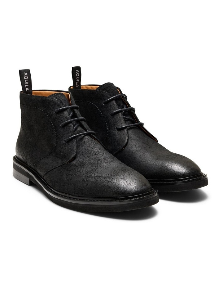 Aquila Houston Suede Chukka Boots in Black | MYER