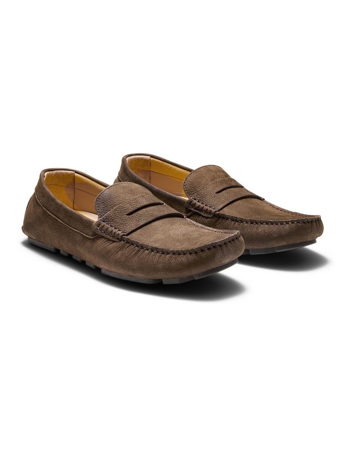 Aquila Cisco Nubuck Driving Shoes in Cafe | MYER