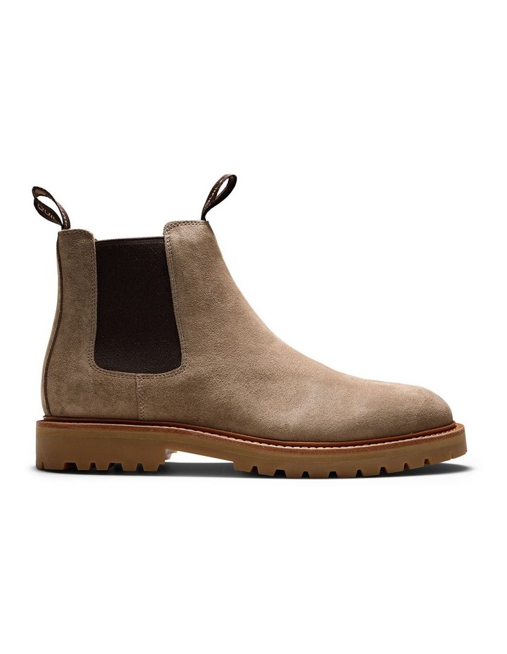 Aquila Cascade Suede Chelsea Boots in Taupe | MYER