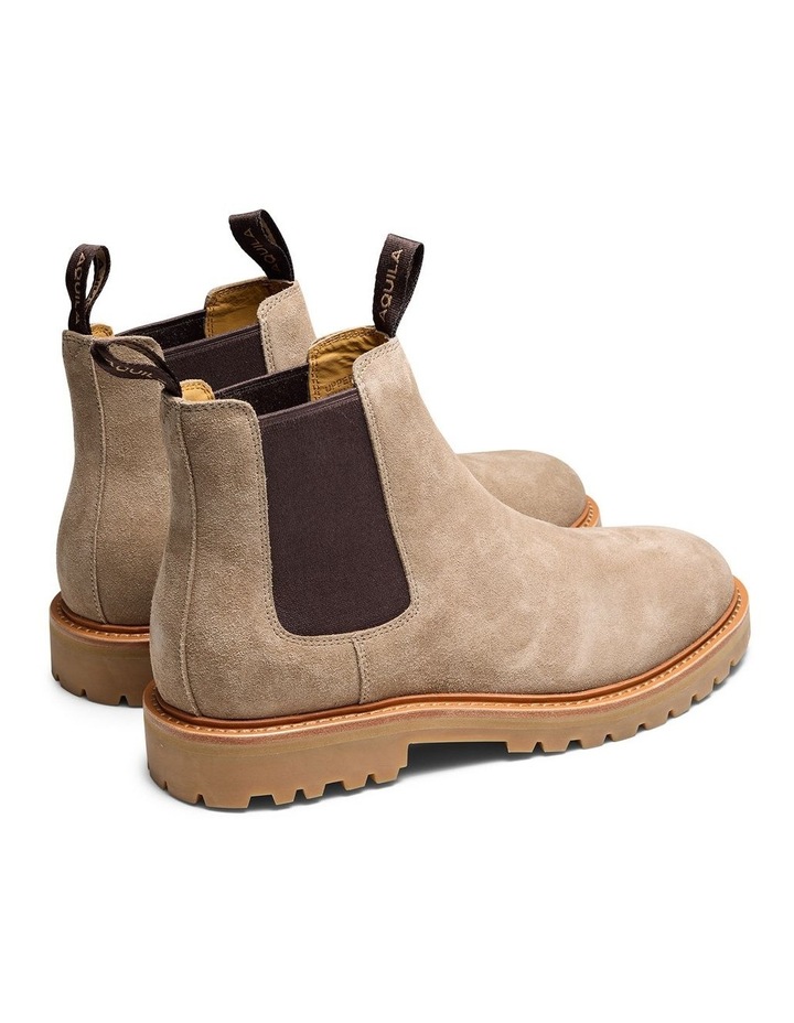 Aquila Cascade Suede Chelsea Boots in Taupe | MYER