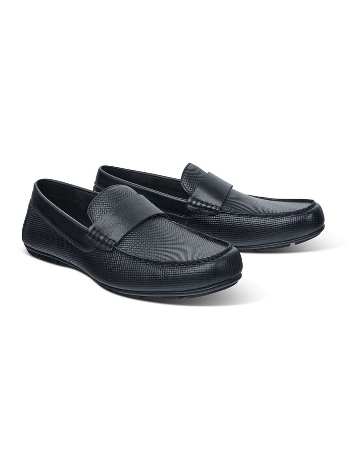 yd. Mikez Driver Loafer in Black | MYER