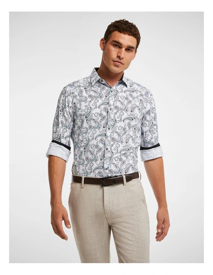 yd. Wilkinson Slim Shirt in White | MYER