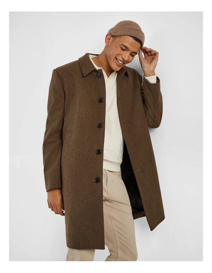 yd. Matthew Mac Coat in Coffee | MYER