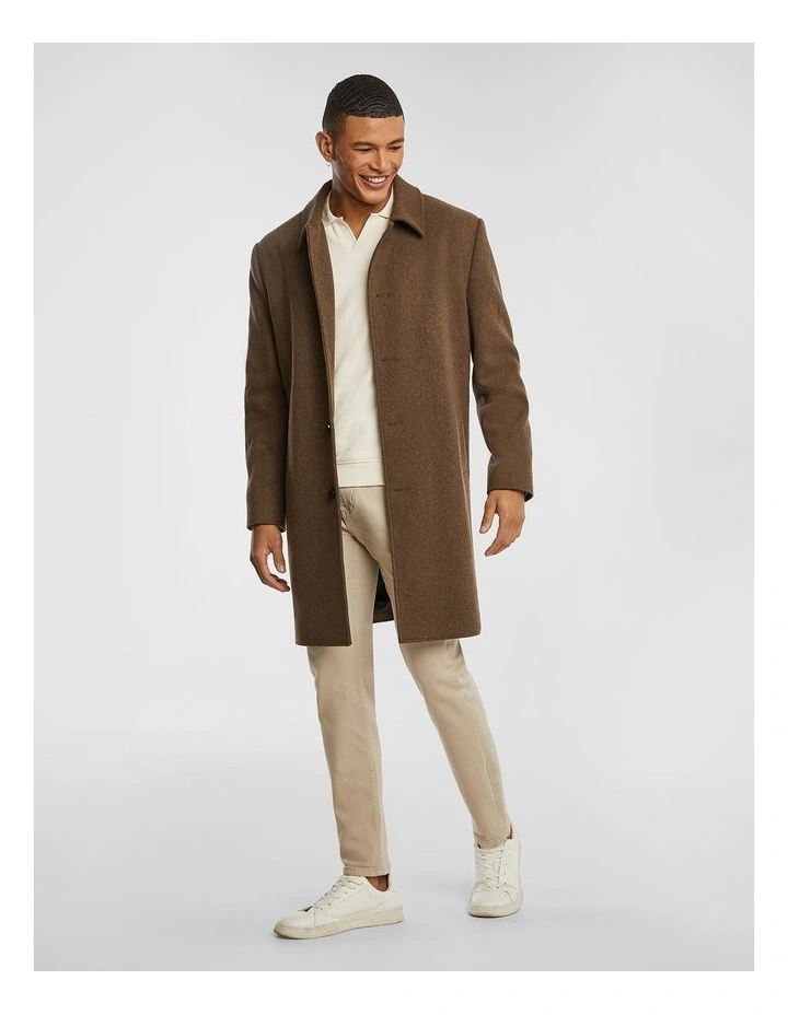 yd. Matthew Mac Coat in Coffee | MYER