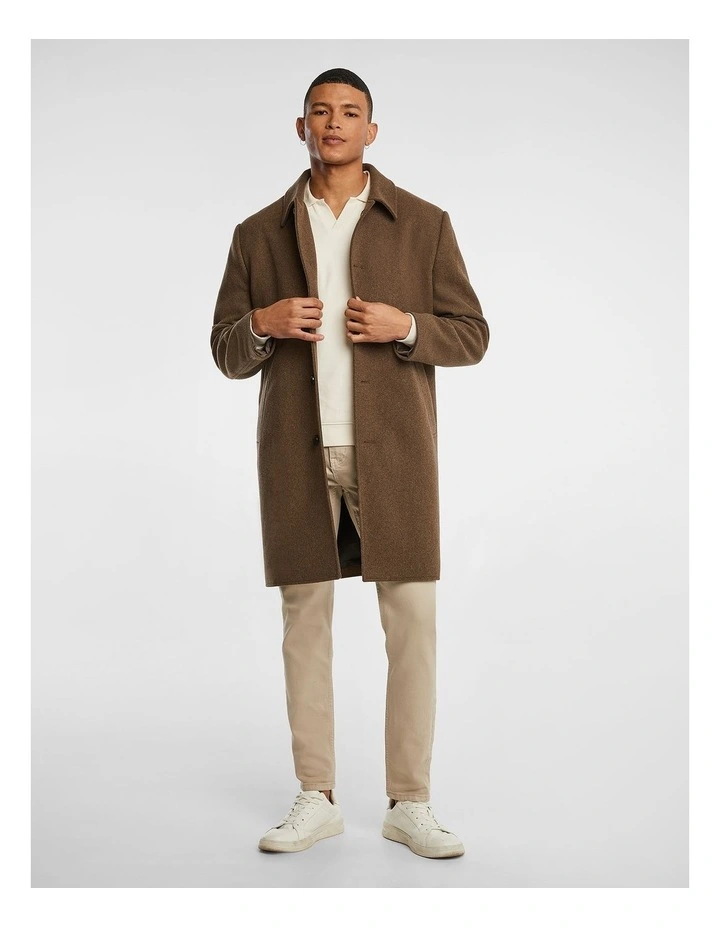 yd. Matthew Mac Coat in Coffee | MYER