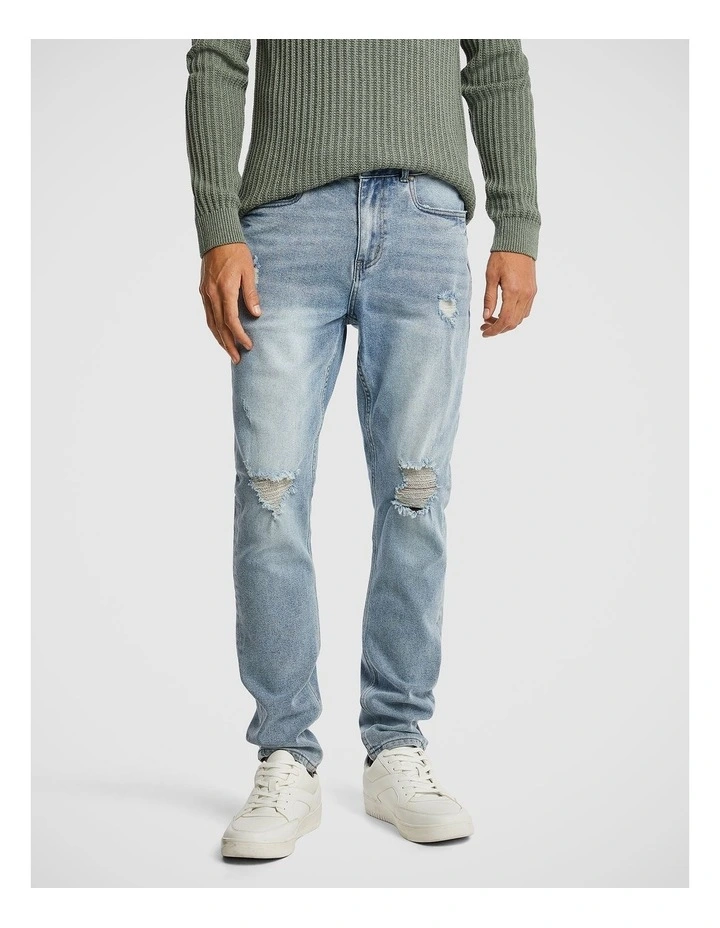 yd. Marcy Slim Tapered Jean in Light Blue | MYER